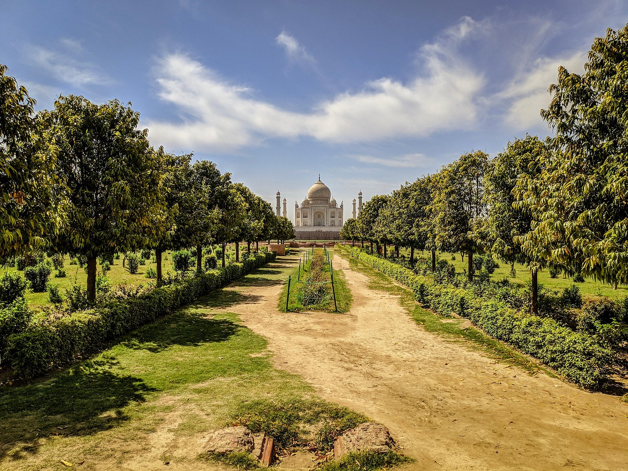 Taj Mahal Park Garten - Kostenloses Foto auf Pixabay