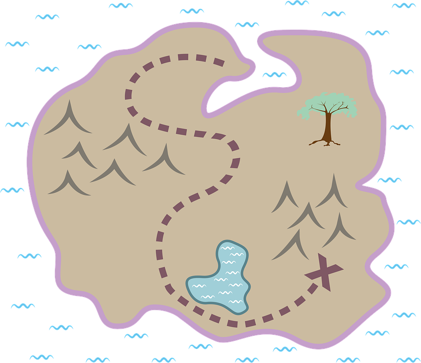 Download Map, Island, Treasure Map. Royalty-Free Vector Graphic - Pixabay