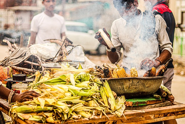 Corn Cart Selling Street - Free photo on Pixabay