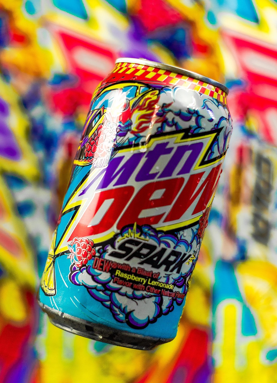 Un Soda Mountain Dew Coloré - Photo gratuite sur Pixabay