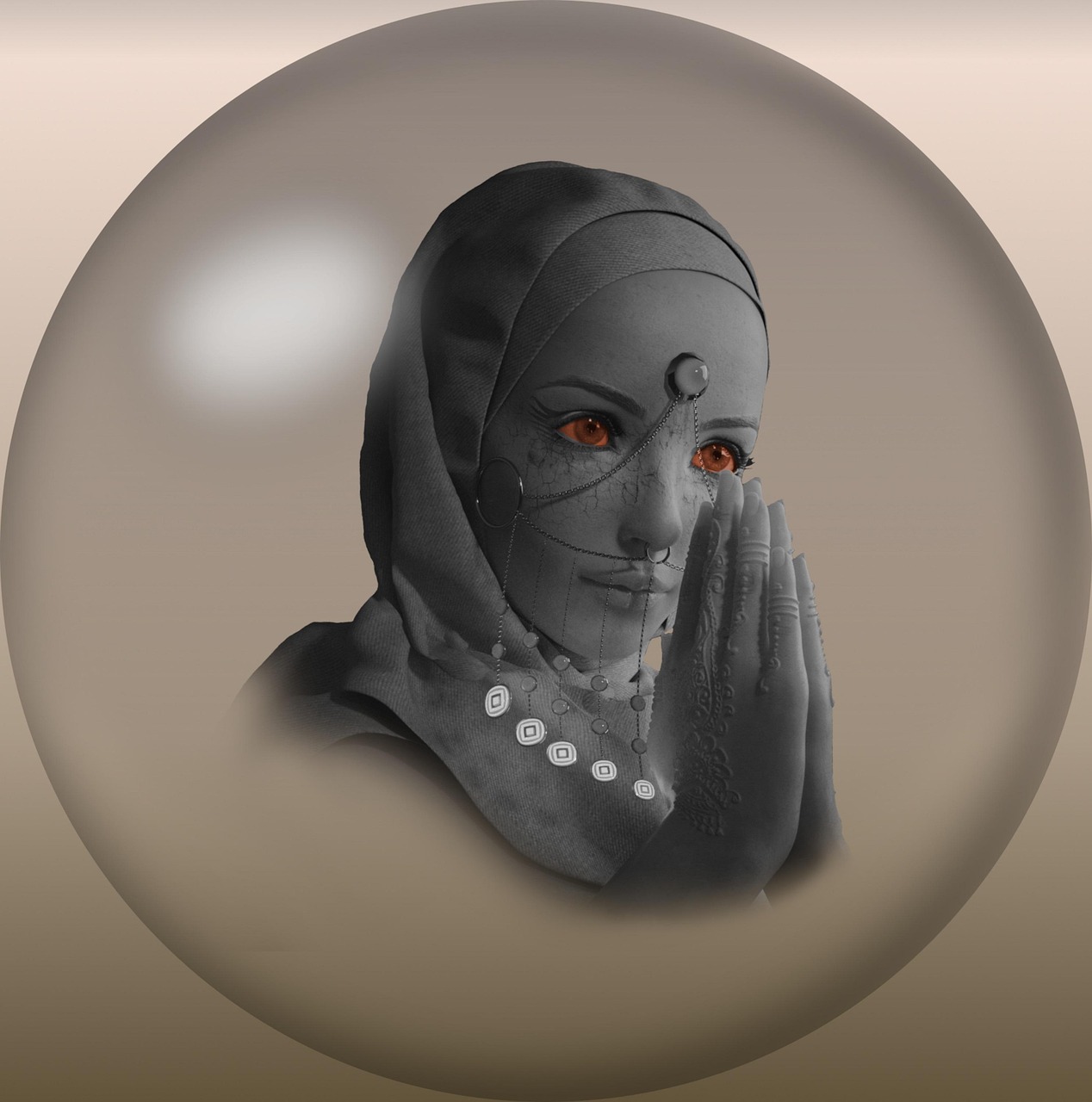 Download Female Woman Pray Royalty-Free Stock Illustration Image - Pixabay