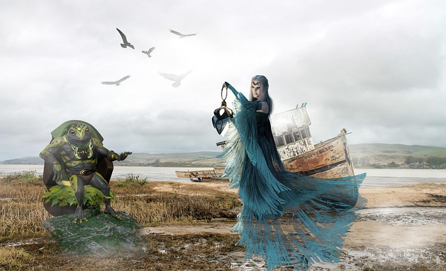 Woman Frog Boat - Free image on Pixabay