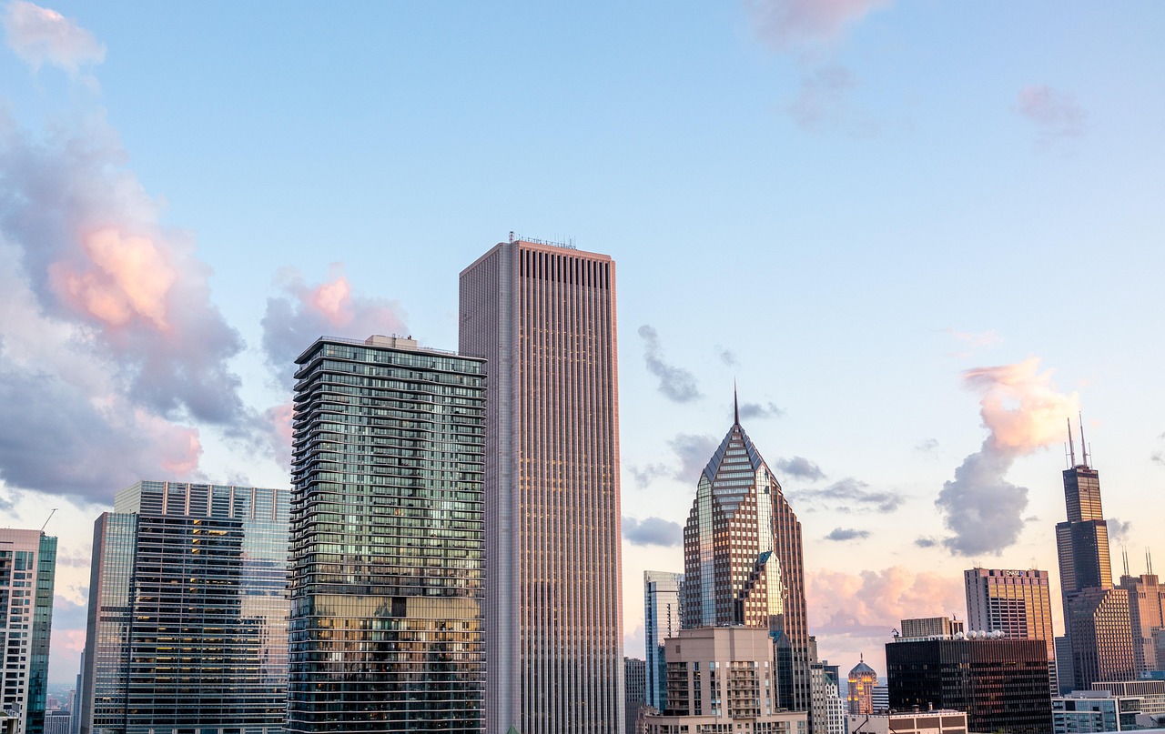 Chicago Horizonte Atardecer - Foto gratis en Pixabay - Pixabay