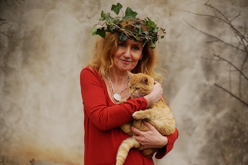 Woman Cat Portrait - Free photo on Pixabay