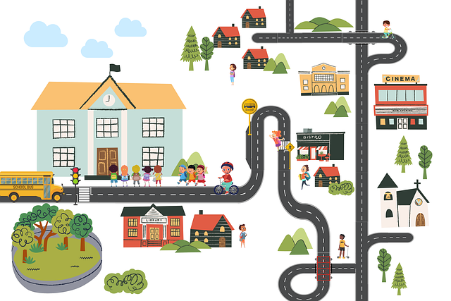 Download Way To School, Back To School, School Start. Royalty-Free ...