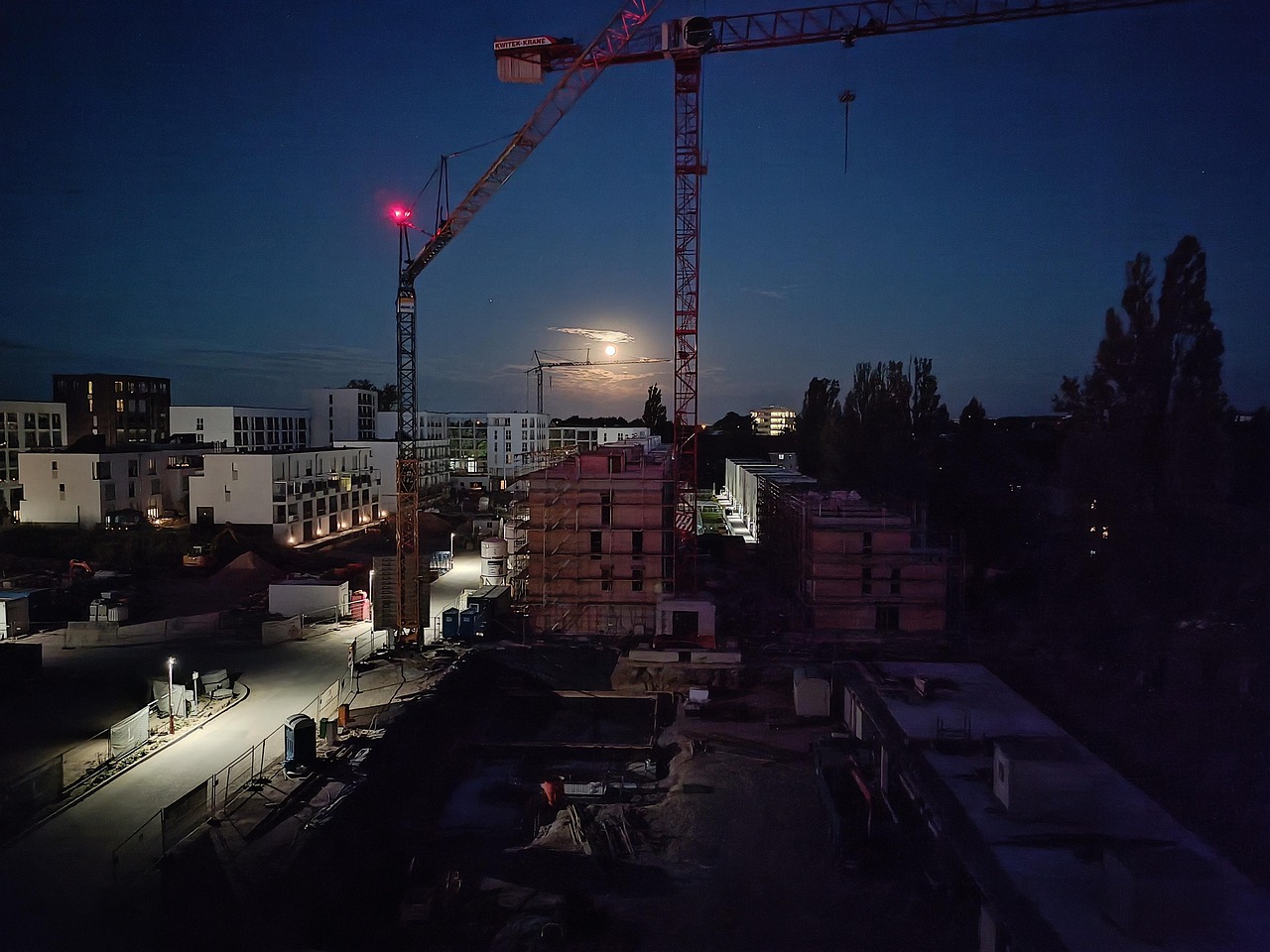 Chantier De Construction Nuit - Photo gratuite sur Pixabay - Pixabay