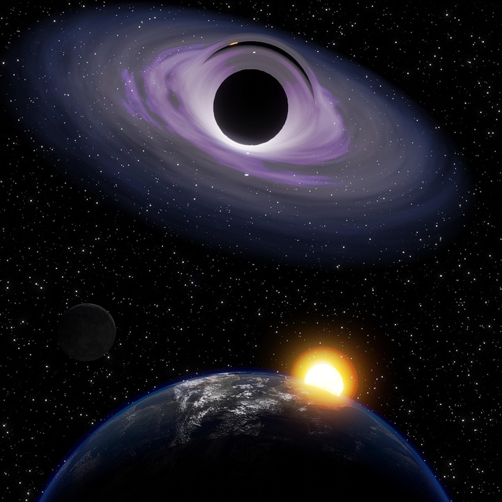 Download Earth, Planet, Black Hole. Royalty-Free Stock Illustration ...