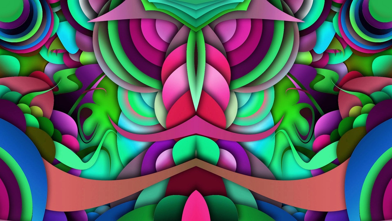 Bunga-Bunga Simetris Geometris - Gambar gratis di Pixabay