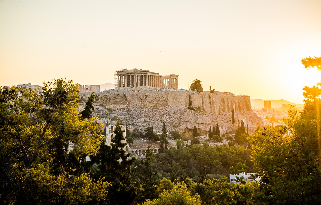 Athens Acropolis Sunset - Free photo on Pixabay