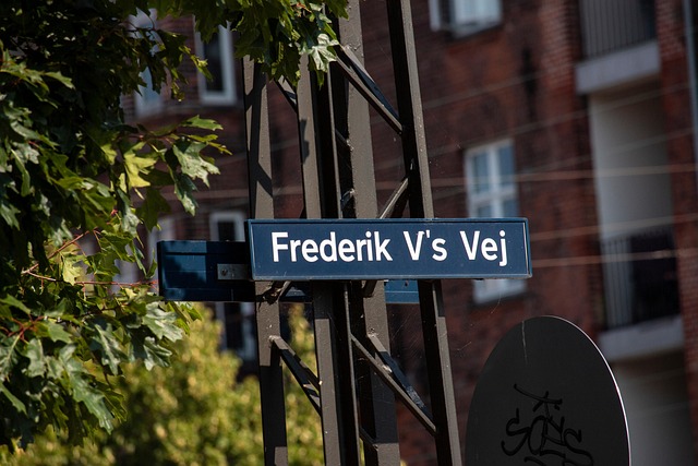 Frederik V'S Vej Street Sign - Free photo on Pixabay