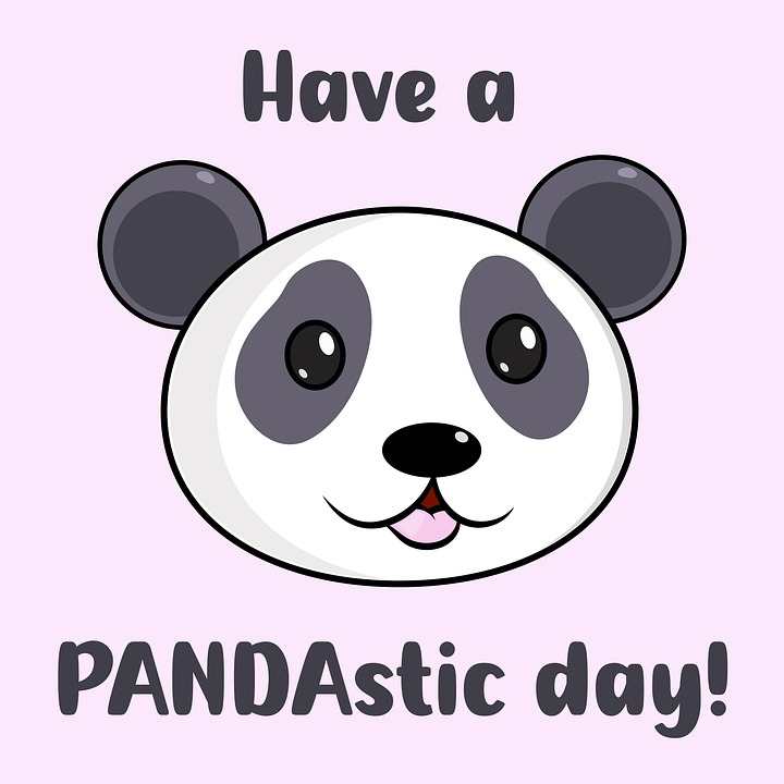 Download Panda, Have A Pandastic Day, Cartoon. Royalty-Free Stock ...