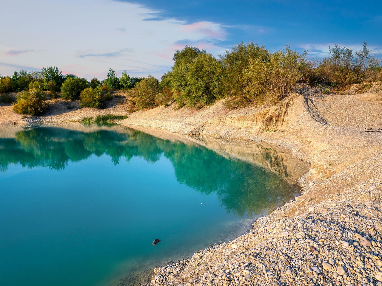 Lake Pond Quarry Gravel - Free photo on Pixabay