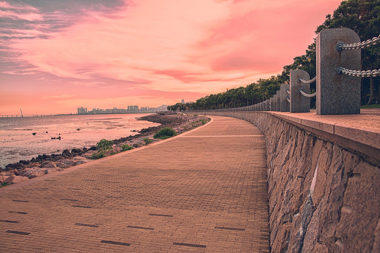 Seaside Promenade Pavement Beach - Free photo on Pixabay - Pixabay