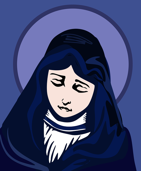 Christianity Sad Virgin Mary - Free image on Pixabay