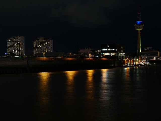 Port Bremerhaven Night - Free photo on Pixabay - Pixabay