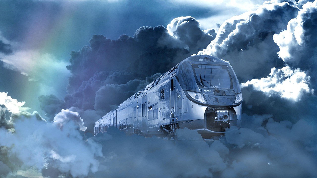 Train Locomotive Clouds - Free photo on Pixabay