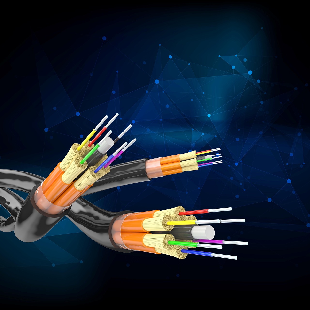 Download Glass Fiber, Network, Internet. Royalty-Free Stock ...