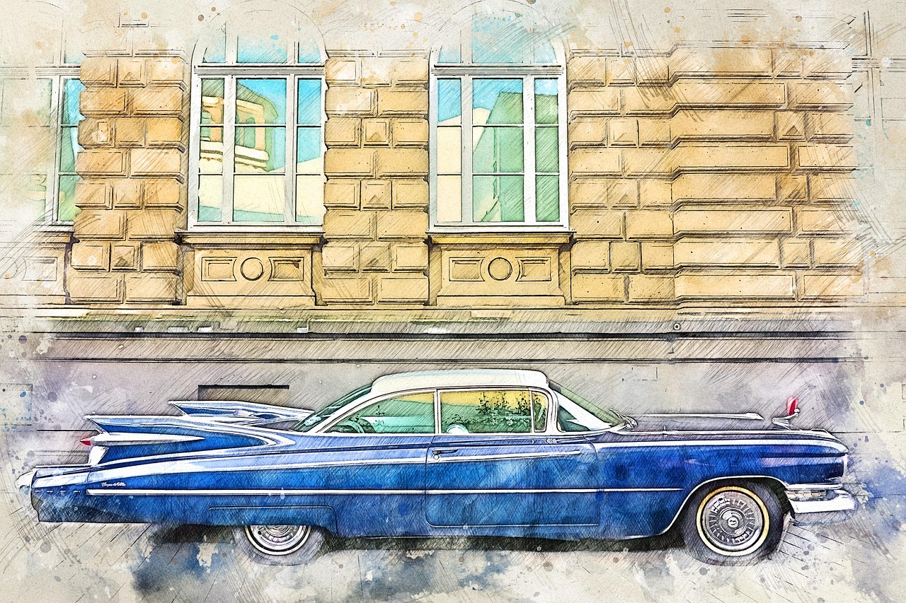 Download Automobile, Cadillac, Usa. Royalty-Free Stock Illustration ...