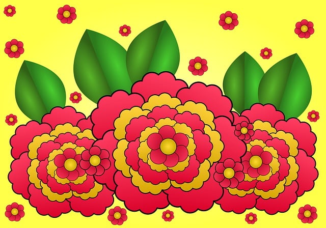 Download Flower Motif, Flowers, Flourish. Royalty-Free Vector Graphic ...