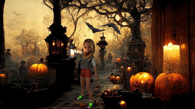 Spooky Halloween Girl - Free image on Pixabay