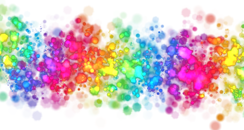 Download Rainbow, Inkblots, Splotches. Royalty-Free Stock Illustration ...