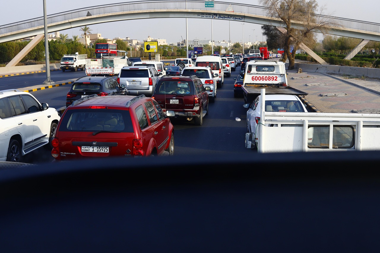 Cars Bridge Kuwait - Free photo on Pixabay