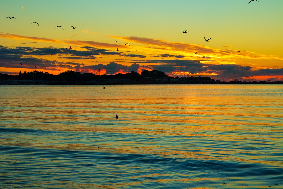 Meer Sonnenuntergang Ostsee - Kostenloses Foto auf Pixabay