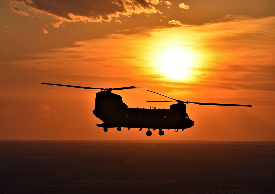 Boeing Ch-47 Chinook Sunset - Free photo on Pixabay
