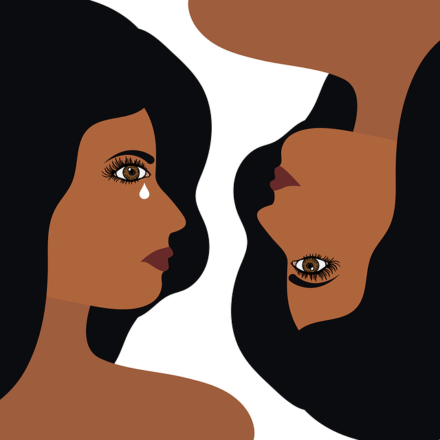 Download Woman, Comparison, Reflection. Royalty-Free Stock Illustration ...