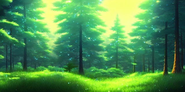 Anime Forrest Natur - Kostenloses Bild auf Pixabay