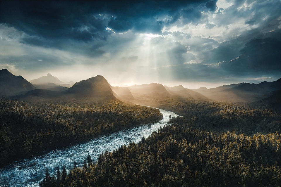 Landscape Vista Sun Rays - Free photo on Pixabay