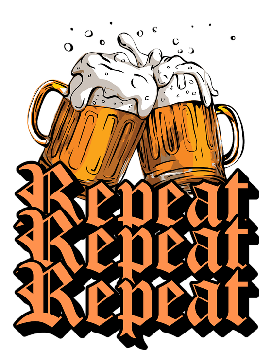 Beer Repeat Cheers - Free image on Pixabay
