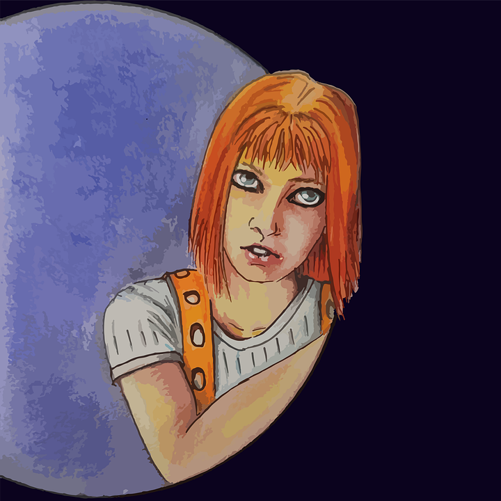 Leeloo องค์ประกอบที่ห้า หัวแดง - ภาพฟรีบน Pixabay - Pixabay