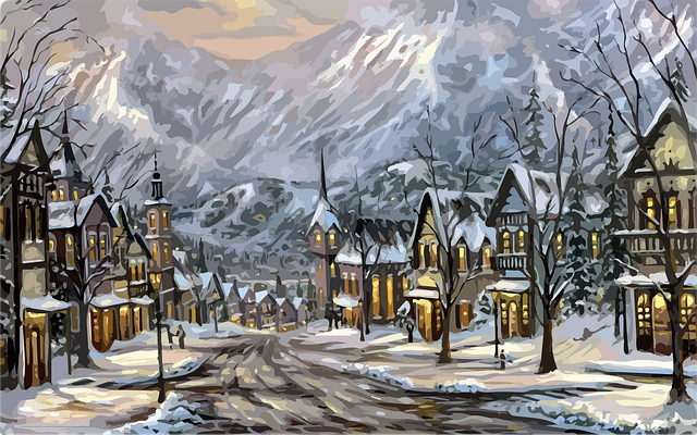 Download Street, Snow, Landscape. Royalty-Free Vector Graphic - Pixabay