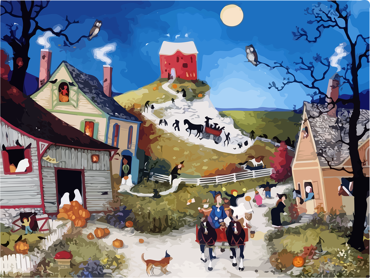 Free Village Cartoon Vector Art - Download 14,738+ Village Cartoon ...