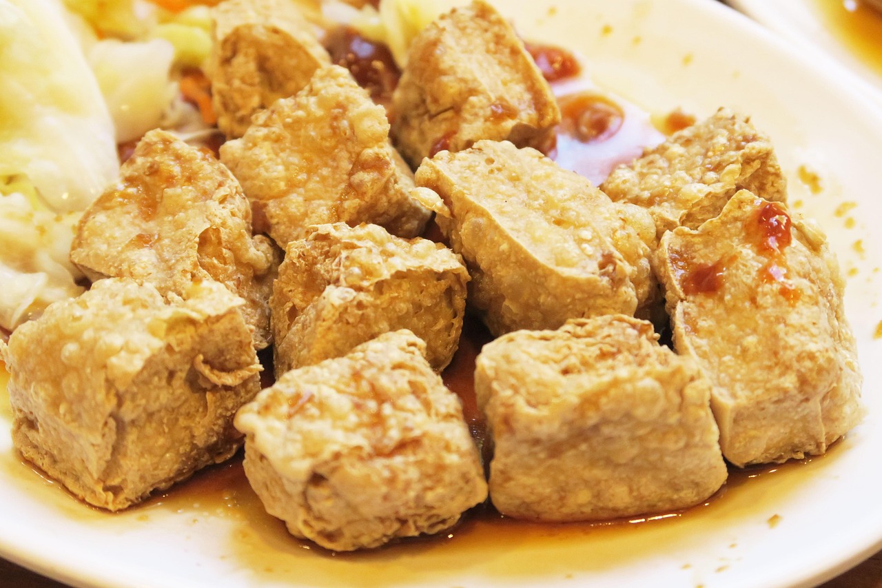 Food Fried Tofu Sticky - Free photo on Pixabay