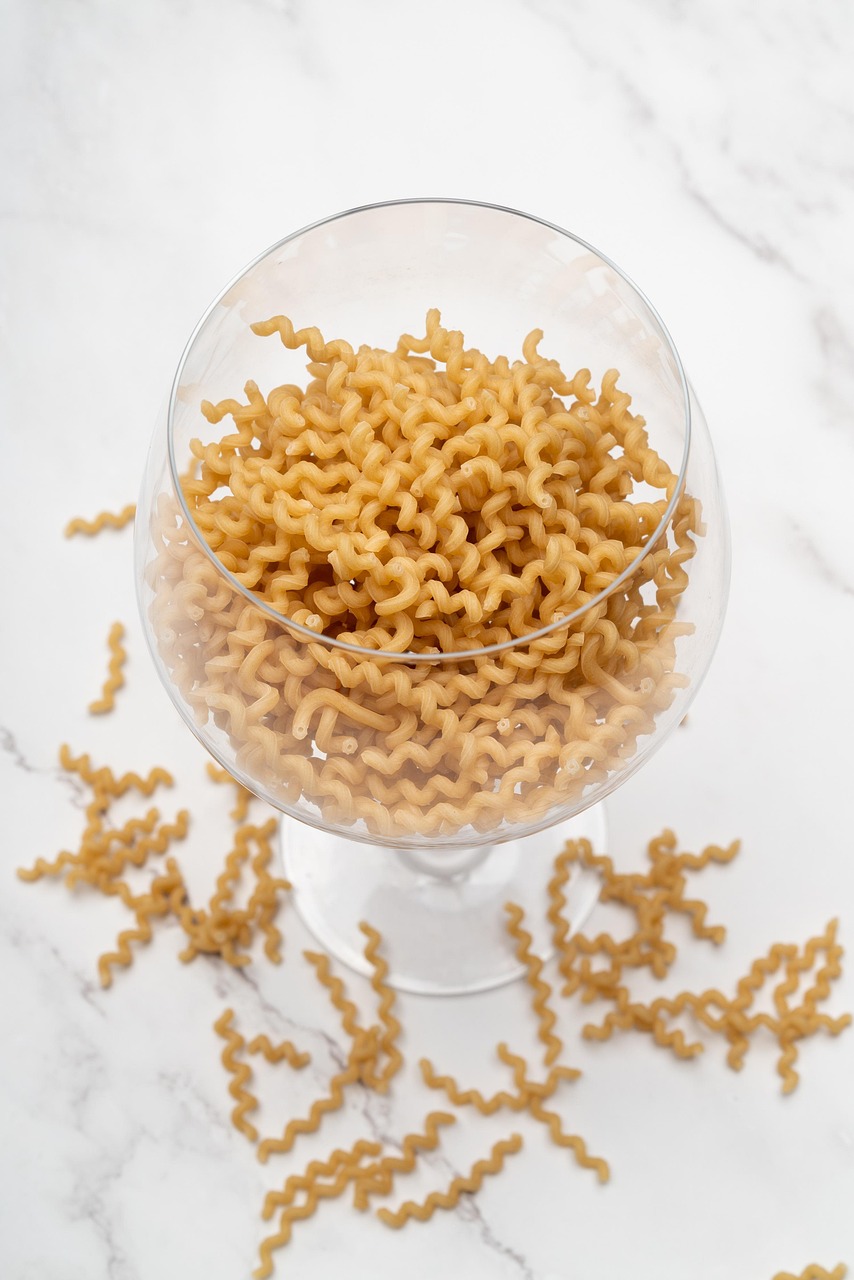 Wine Glass Noodle Pasta - Free photo on Pixabay - Pixabay