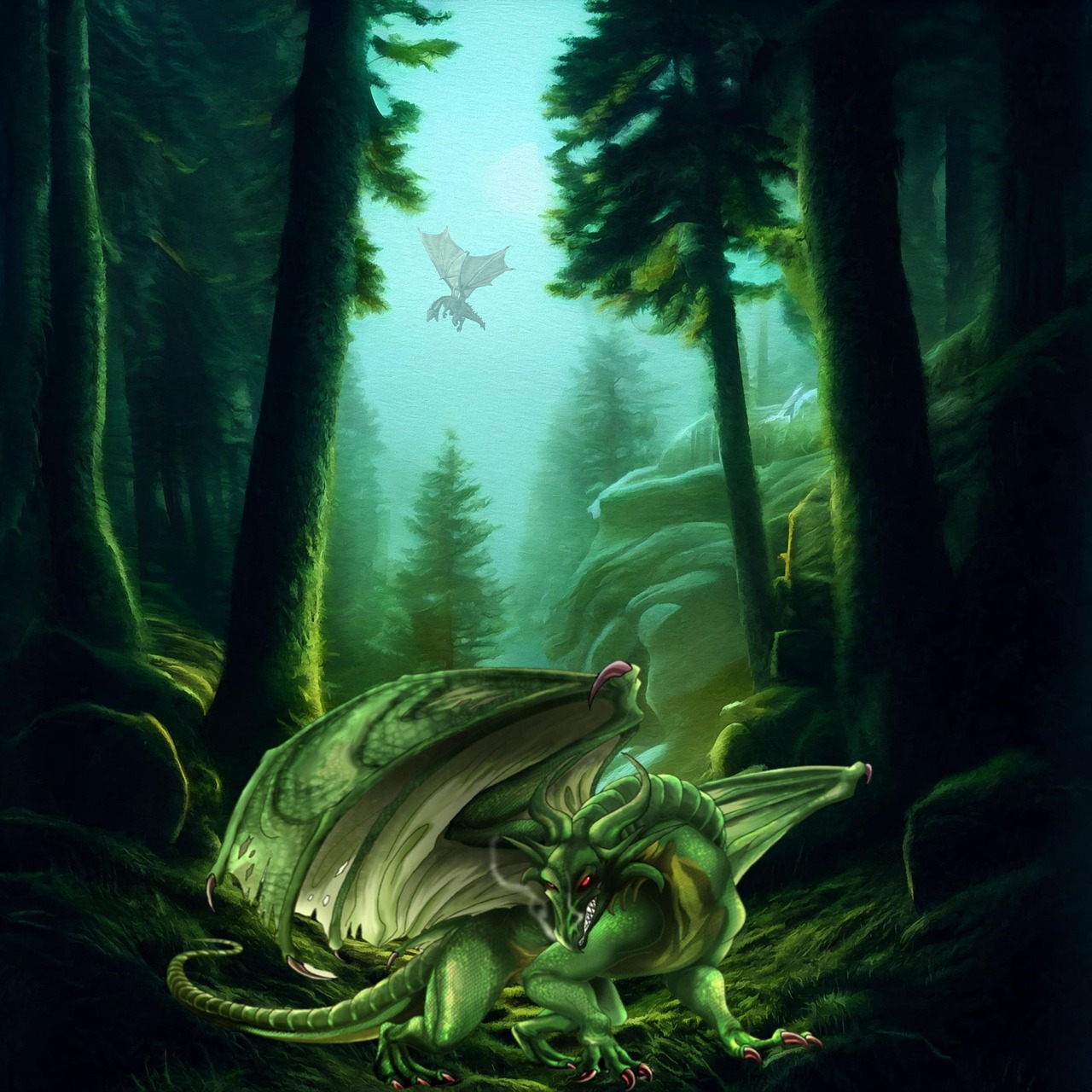Download Background Forest Green Royalty Free Stock Illustration Download Background Forest Green Royalty Free Stock Illustration