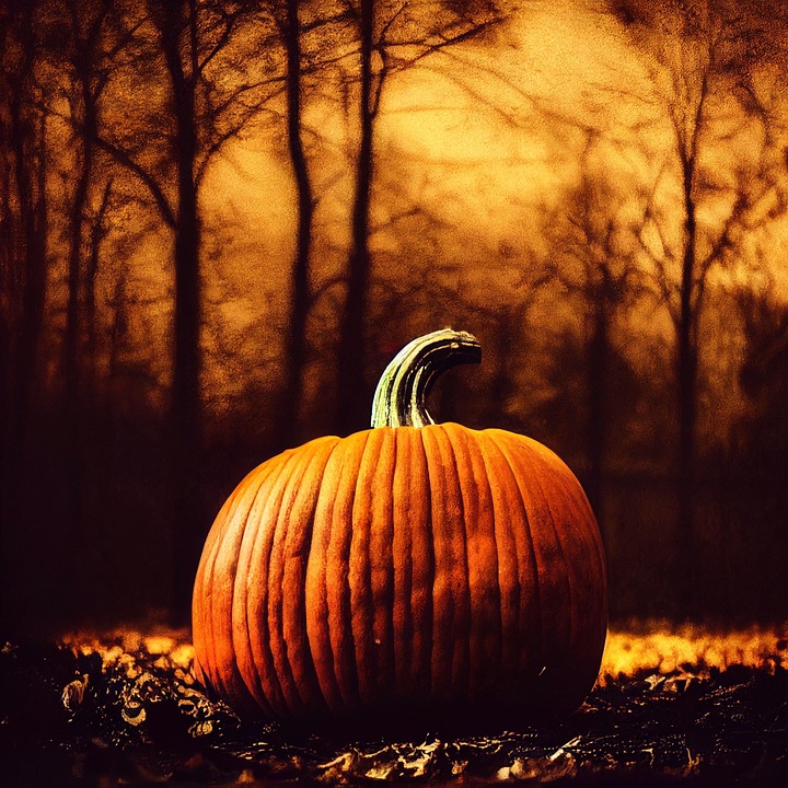 Download Pumpkin, Forest, Trees. Royalty-Free Stock Illustration Image ...