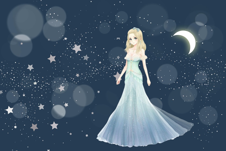 Download Princess, Night Sky, Fairy Tale. Royalty-Free Stock ...