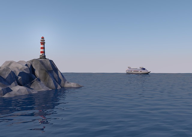 Download Sea, Lighthouse, Ship. Royalty-Free Stock Illustration Image ...