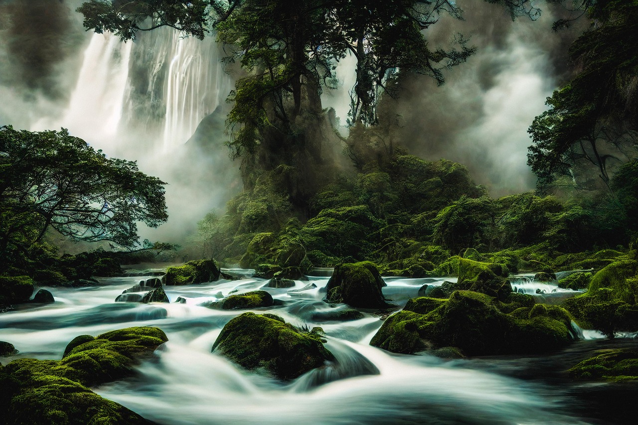 Ai Generated Fantasy Waterfall - Free photo on Pixabay