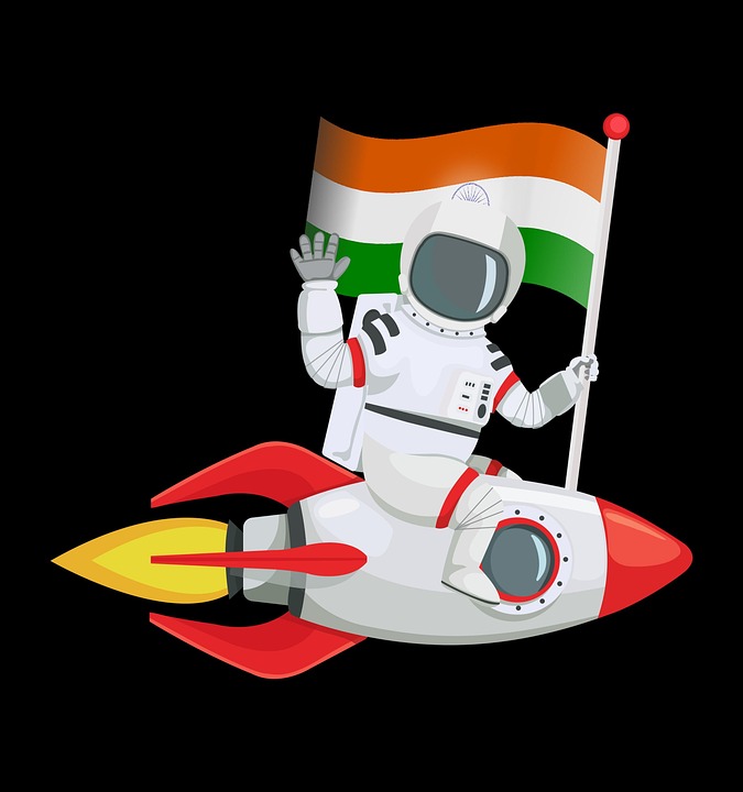Download Indian Flag, Rocket, Astronaut. Royalty-Free Stock ...