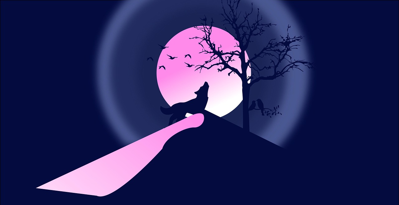 Download Wolf Halloween Night Royalty-Free Stock Illustration Image ...