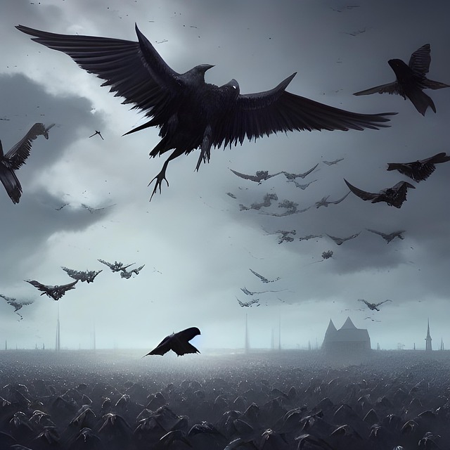 Download Birds, Halloween, Dark. Royalty-Free Stock Illustration Image ...