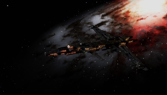 Download Spaceship, Galaxy, Space. Royalty-Free Stock Illustration ...