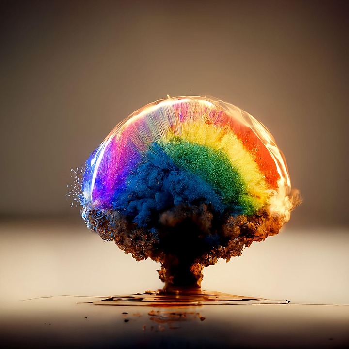 Regenbogen Explosion Bombe - Kostenloses Bild auf Pixabay