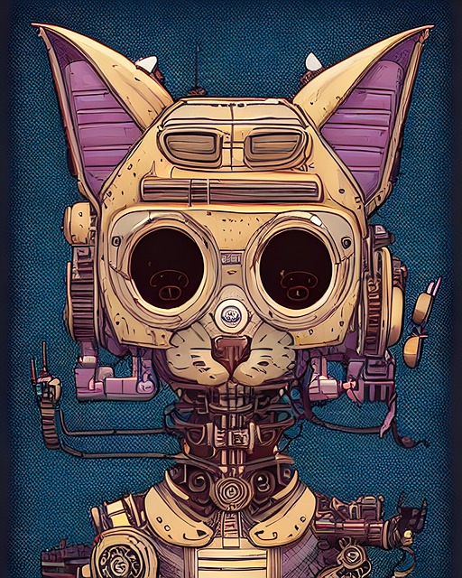 Download Mechanical, Cat, Pet. Royalty-Free Stock Illustration Image ...