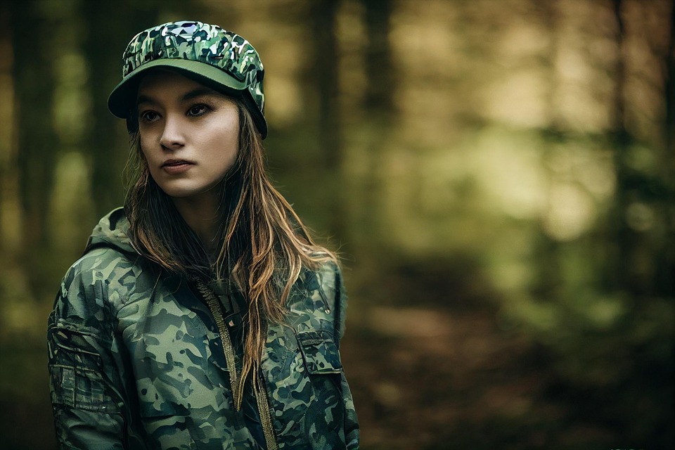 Woman Military Soldier Forest - Free photo on Pixabay