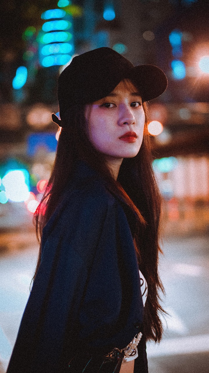 Girl Portrait Night - Free photo on Pixabay - Pixabay